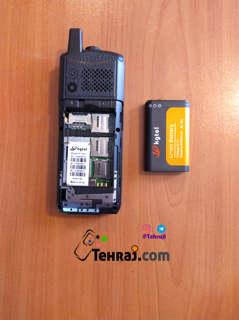 گوشی موبایل دکمه ای سه سیم کارت کاجیتل کاتو kgtel k two شرکتی| موبایل باما